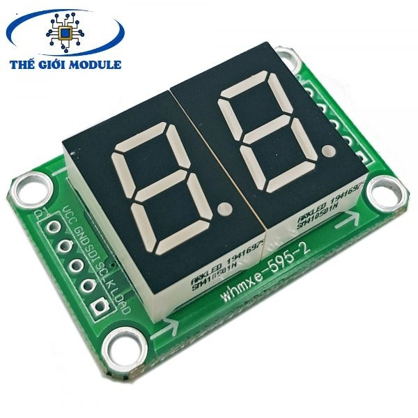 Module hiển thị 2 led 7 đoạn 74HC595 | Shopee Việt Nam