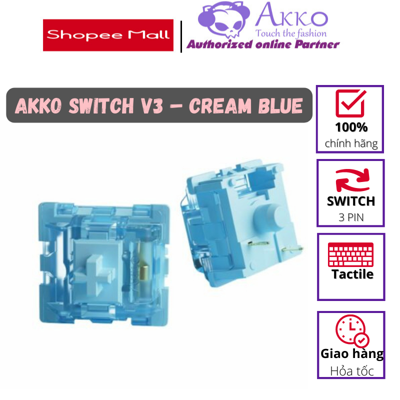 AKKO Switch v3 – Cream Blue (45 switch) | Shopee Việt Nam