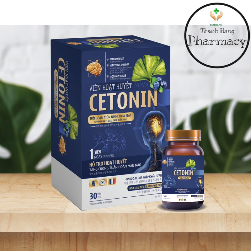 Viên hoạt huyết Cetonin 30viên | Shopee Việt Nam