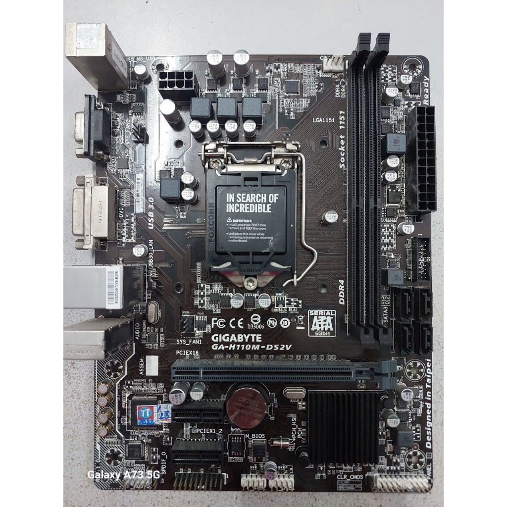 Mainboard GIGABYTE GA-H110M-DS2-DDR4 LGA 1151 bóc máy nguyên zin còn BH ...