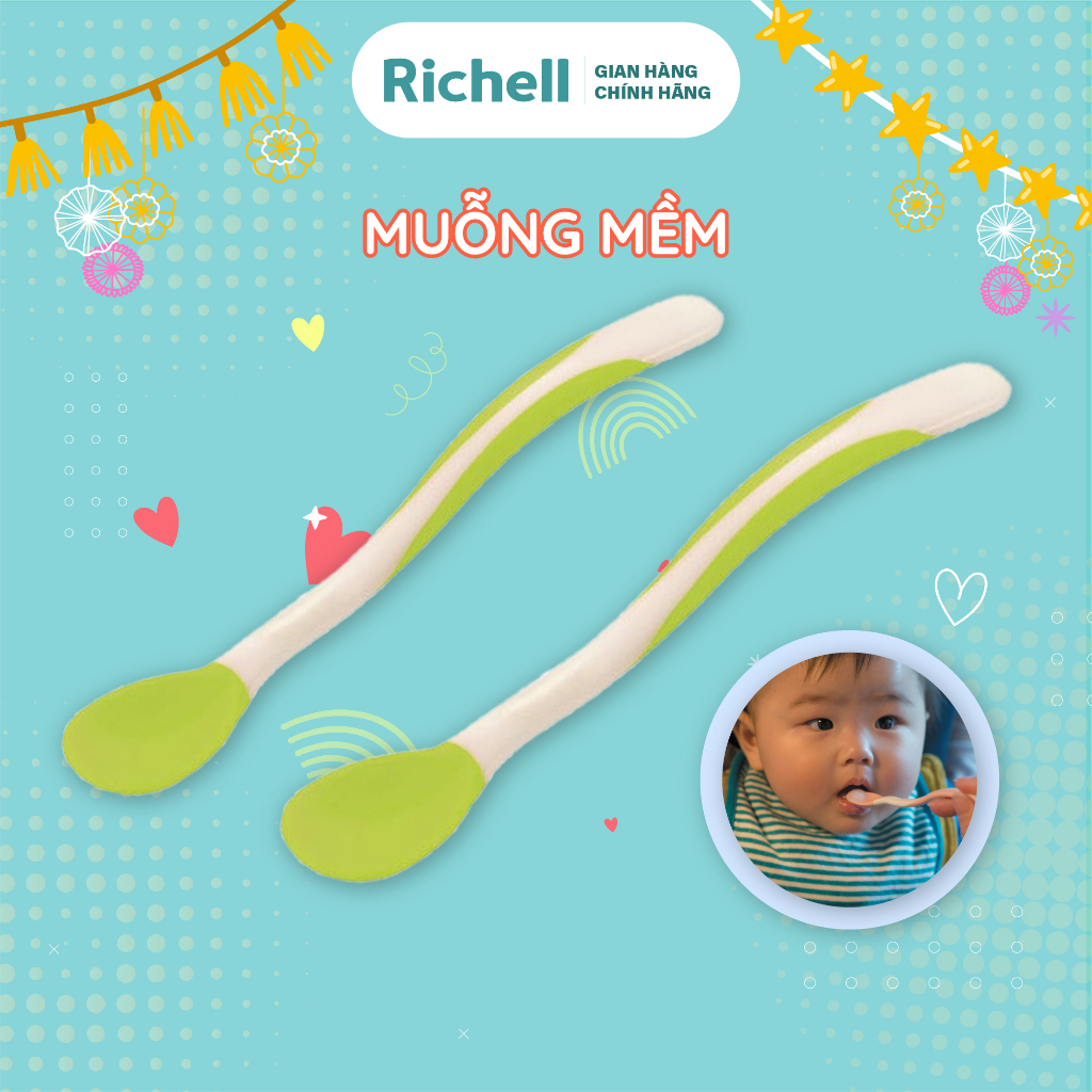 Muỗng mềm ăn dặm cho bé RICHELL TLI | Baby | Shopee Việt Nam