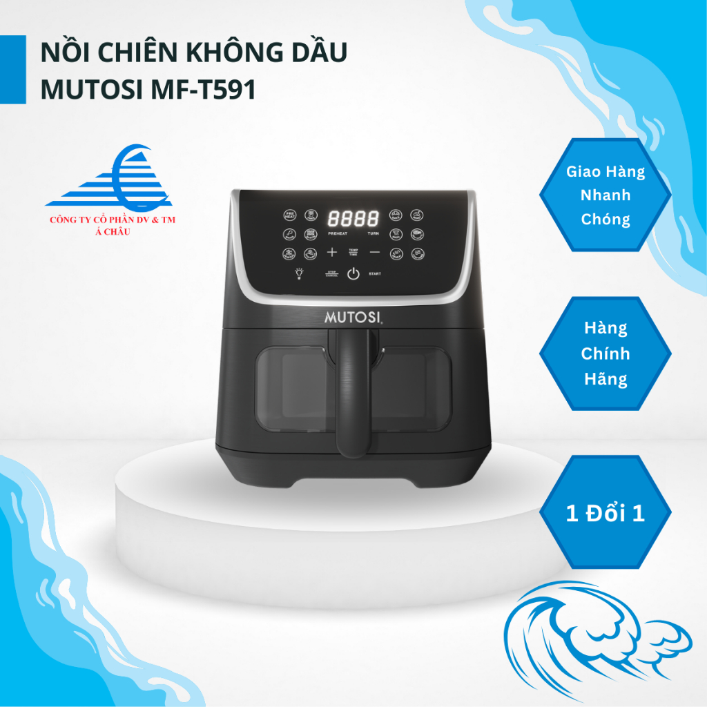 Nồi chiên không dầu Mutosi MF-T591 - Lọc Nước Á Châu Vũng Tàu | Shopee ...