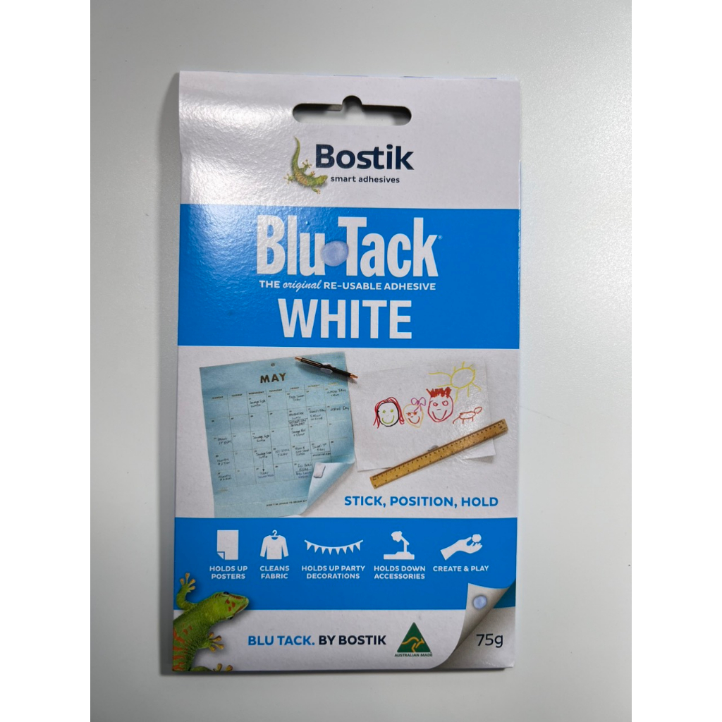 Keo đất dẻo, keo đất sét dính nail, dán mô hình, làm móng, vệ sinh tai nghe Blue Tack Bostik 75g ...