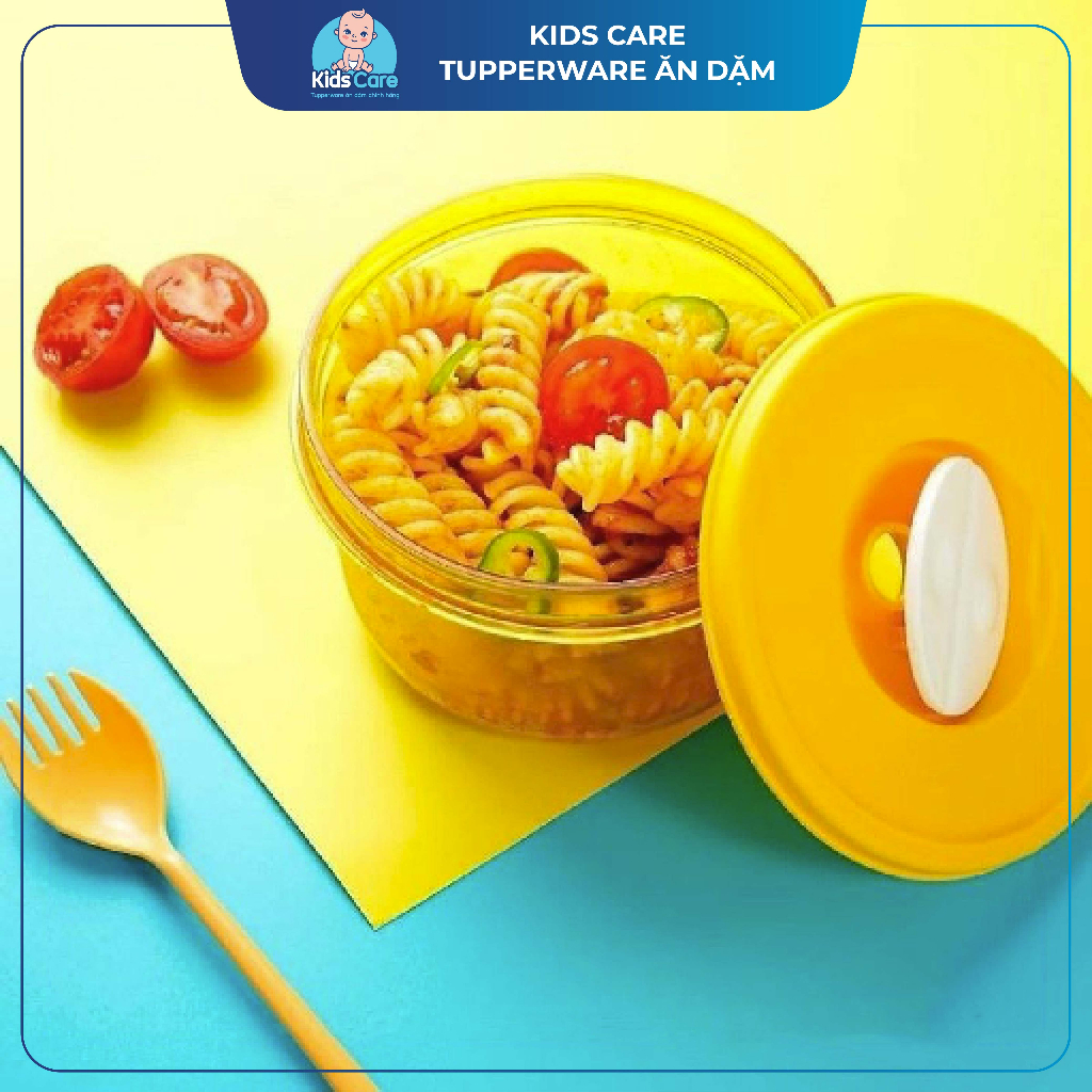 (chọn màu) Hộp Tupperware dùng trong lò vi sóng Crystalwave Soup Bowl ...