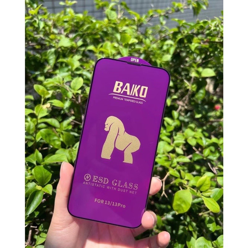 Kính Cường lực Baiko Tím - Baiko Đen full màn iphone 6 7 8 7plus 8plus ...