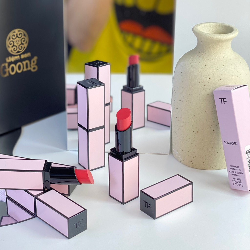 son môi TOM FORD lip color satin matte (vỏ hồng) | Shopee Việt Nam