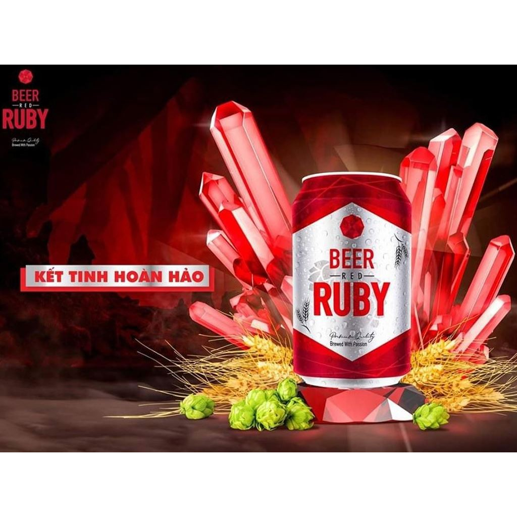 Thùng 24 lon Bia Red Ruby 330ml | Shopee Việt Nam