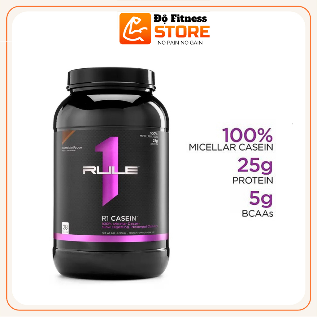 Protein Rule 1 Casein 2Lbs 900g 28 lần dùng - Thực Phẩm Hỗ trợ tăng cơ ...