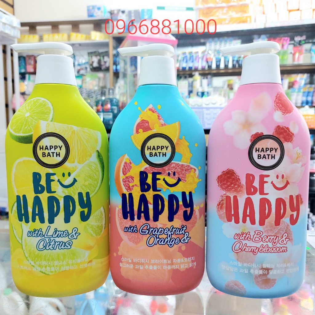 Sữa Tắm Happy Bath 900g Mẫu Mới | Shopee Việt Nam