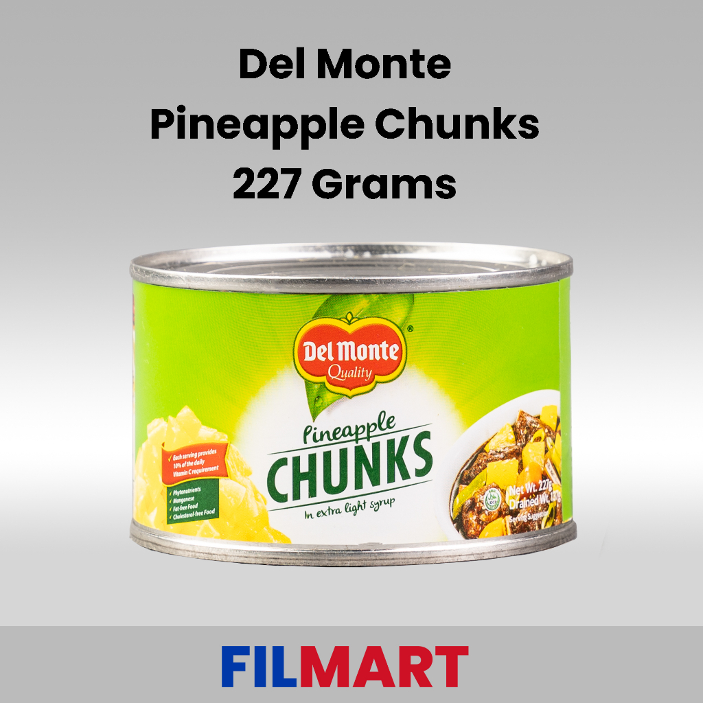 Dứa tươi đóng hộp cắt miếng Del Monte 227 Grams | Del Monte Pineapple ...