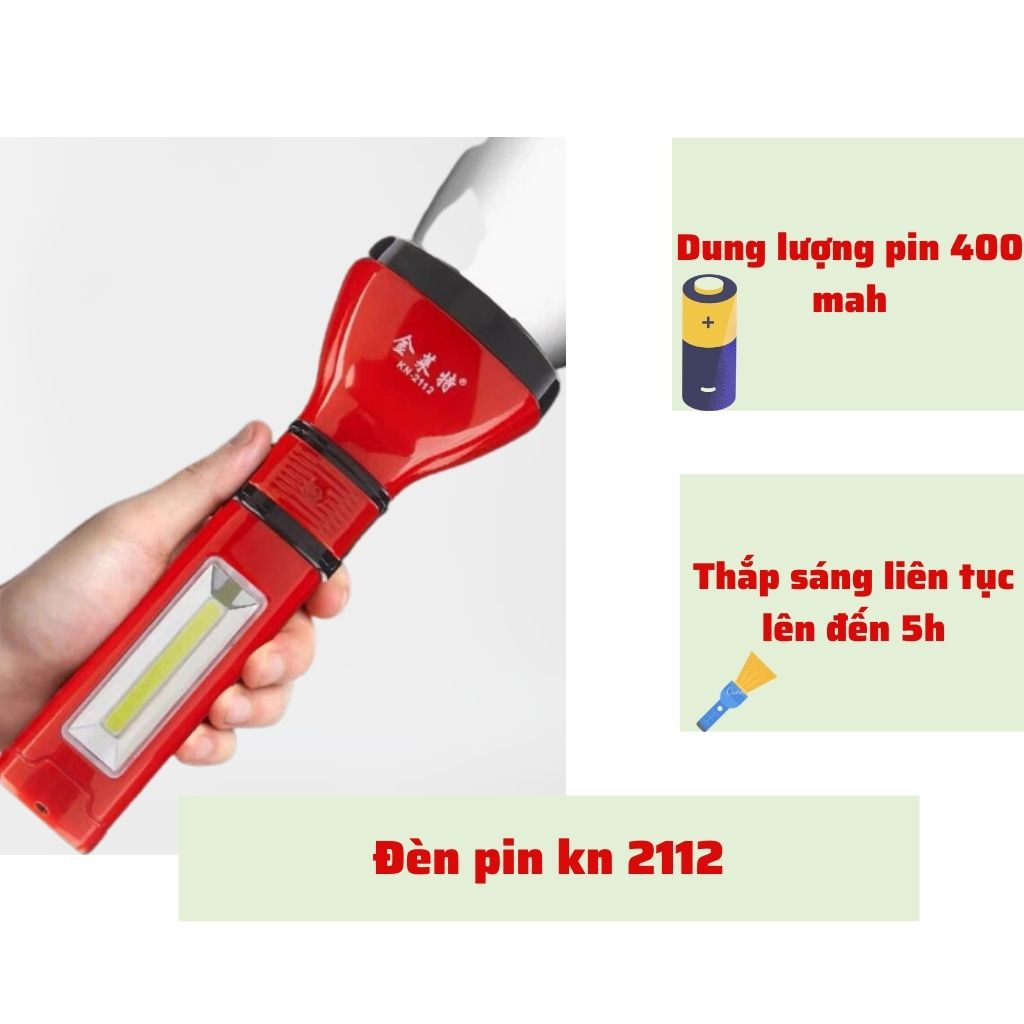 Đèn pin KN -2112 KENNEDE nhựa cao cấp size 17 | Shopee Việt Nam