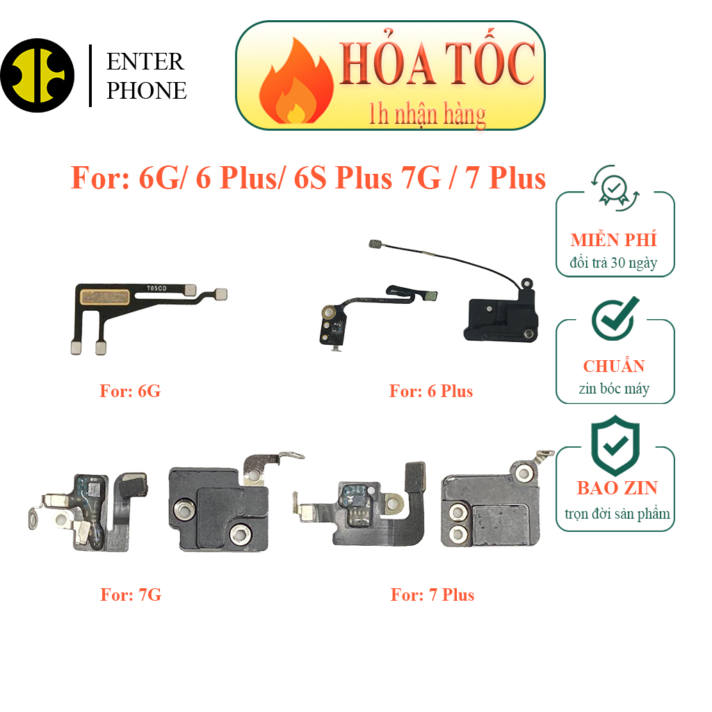 Cáp ăng ten wifi dùng cho ĐT 6G/ 6 Plus/ 6S Plus/ 7G/ 7 Plus ZIN BÓC MÁY | Shopee Việt Nam