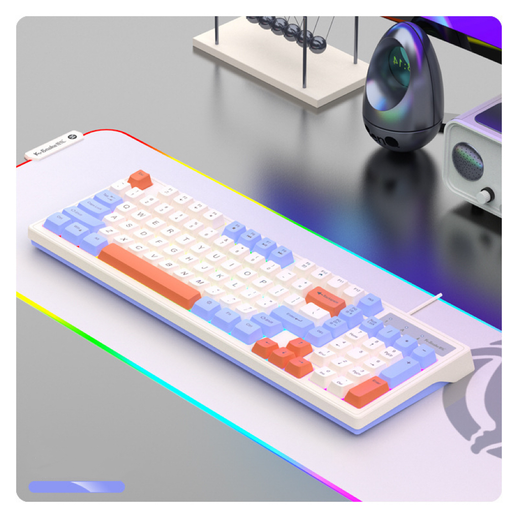 Bộ Bàn Phím Chuột Máy Tính KM800 Led 7 Màu Cực Đẹp Gõ Êm Chống Nước Chơi Game, Văn Phòng ...