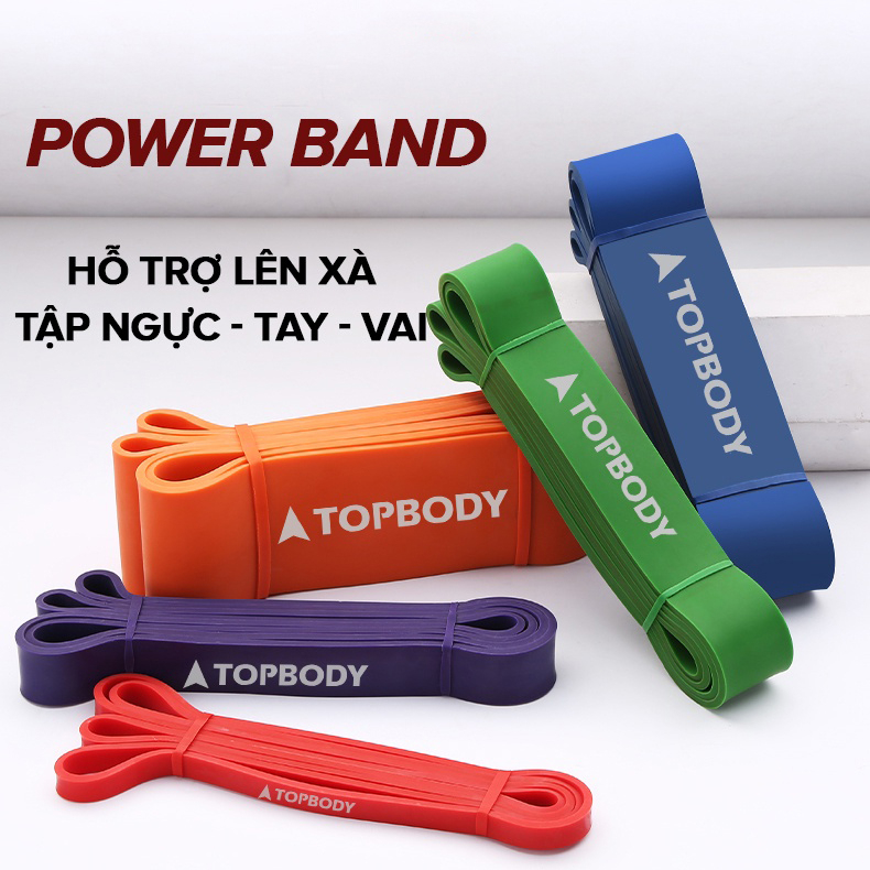 Dây kháng lực Power Band đa năng, hỗ trợ luyện tập thể dục, tiện lợi ...