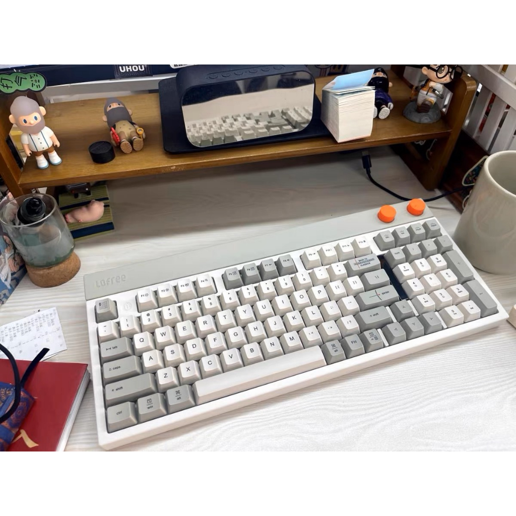 Bàn phím cơ 3 kiểu kết nối không dây bluetooth,2.4G, có dây Lofree Block 98 chính hãng, hotswap ...