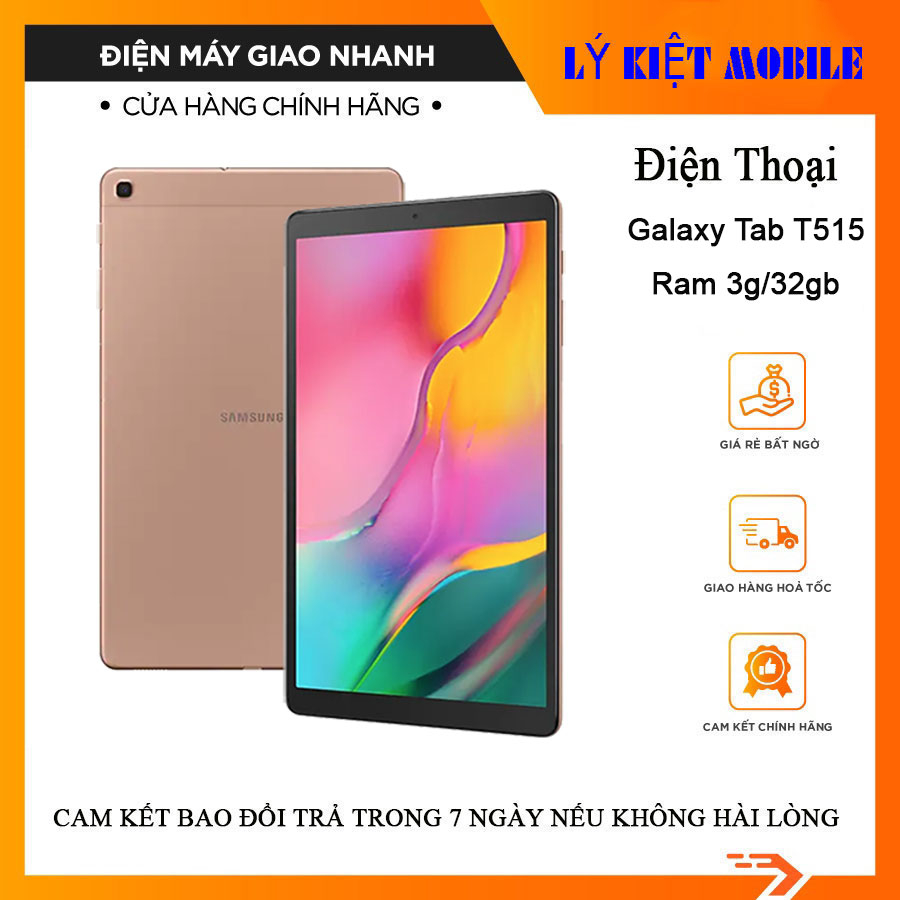 Samsung Galaxy Tab T515 Ram 3G/32GB Pin 6150 ( Android 11 ) 1 sim Mạng ...