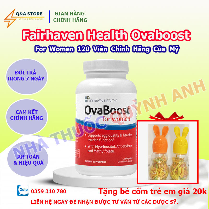 [CHÍNH HÃNG] Viên uống hỗ trợ chức năng buồng trứng FairHaven Health ...