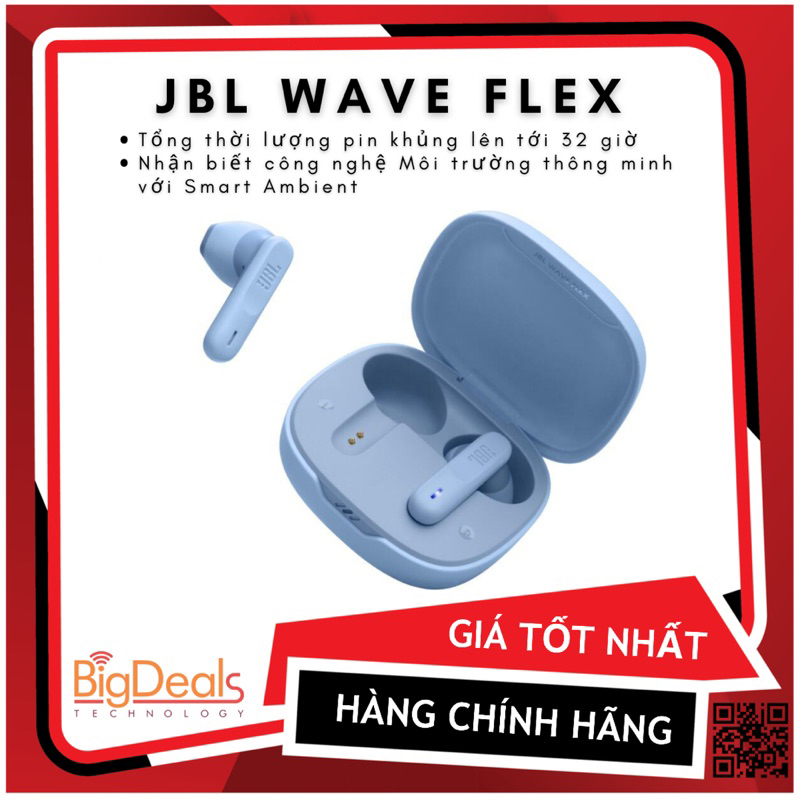 Tai nghe không dây JBL Wave Flex, Like New, BigDeals VN | Shopee Việt Nam