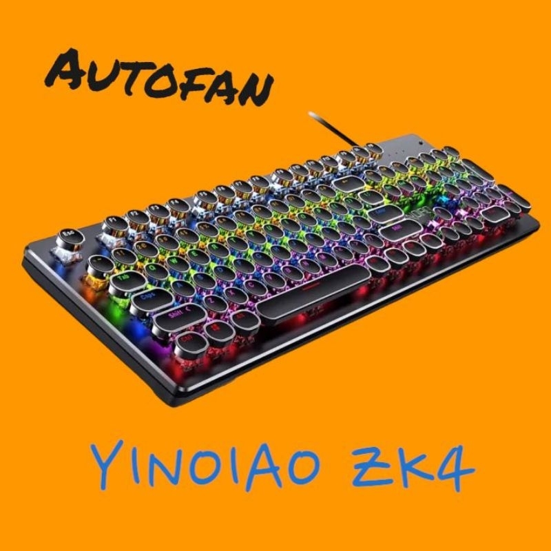 Bàn Phím Cơ Gaming YINDIAO ZK4 PRO LED RGB Xuyên Chữ 10 Chế Độ Dùng Cho ...