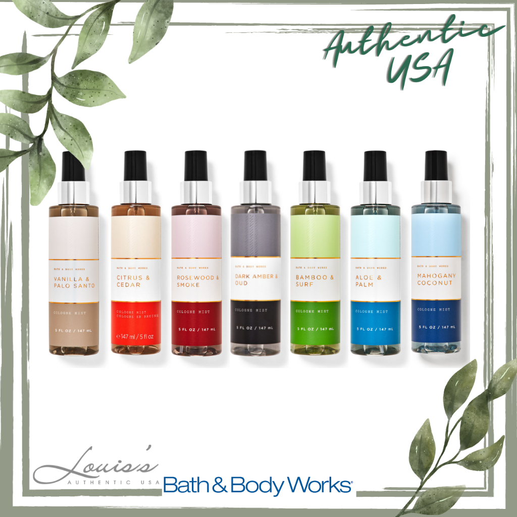 [ Mini ] Cologne mist BAMBOO | ALOE | MAHOGANY | ROSEWOOD | CITRUS ...