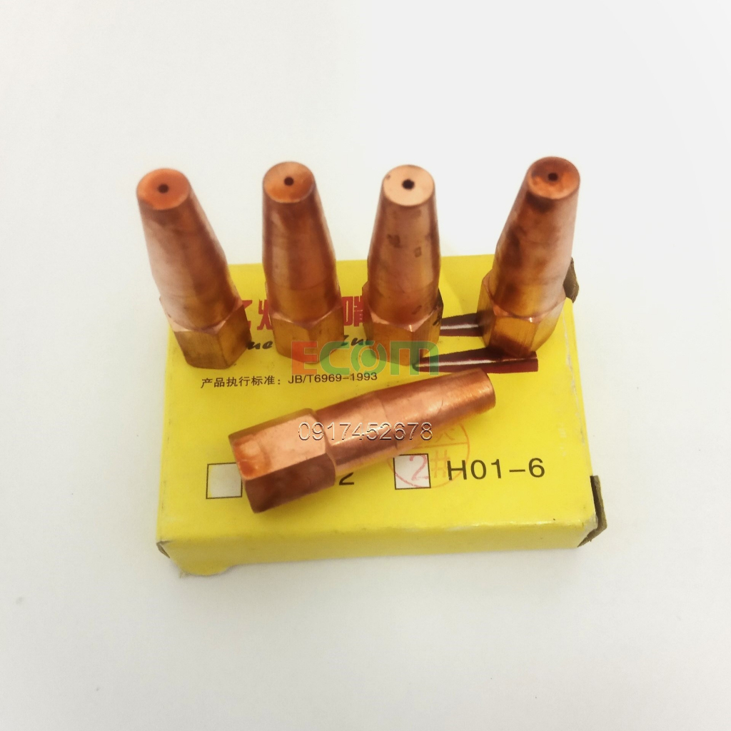 Bép hàn hơi H01-6 - Hộp 5 bép hàn gió đá M8x35mm | Shopee Việt Nam