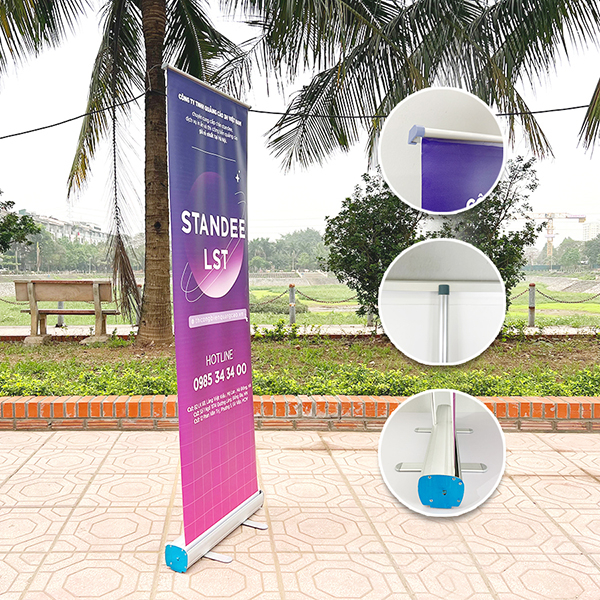 Standee Cuốn Nhôm Cao Cấp 0.8x2M, Chân Standee Nhôm Đẹp | LST | Shopee ...