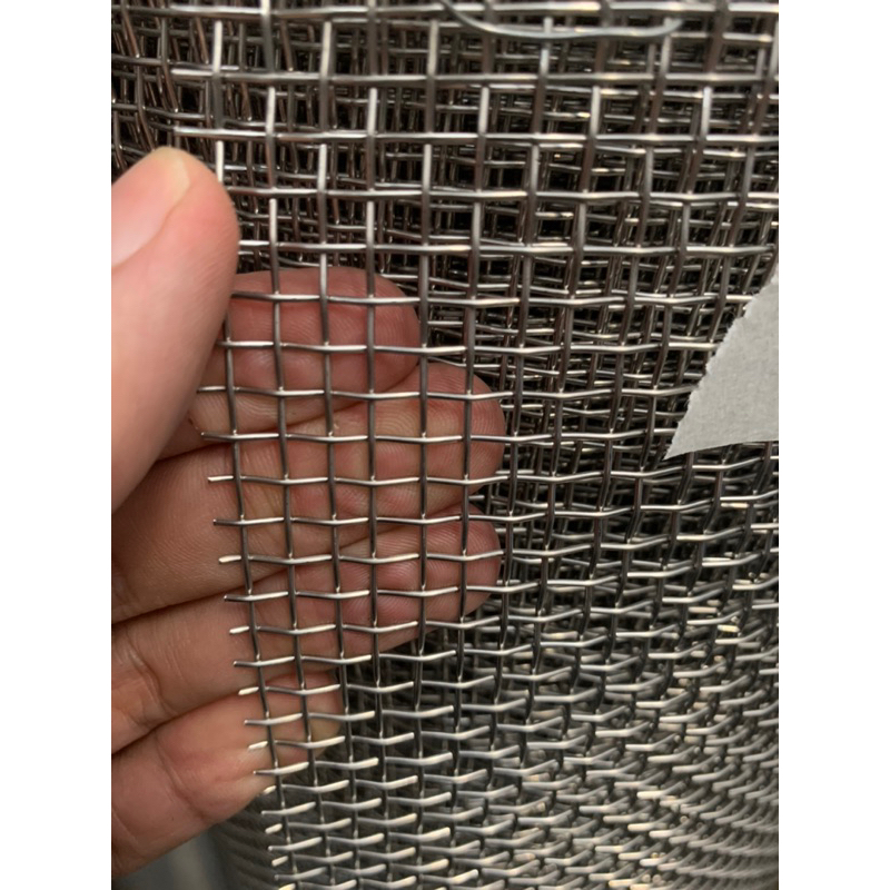 [Hàng nhập]Lưới đan inox 304 lỗ 5mm (5mesh) khổ 1m - Không gỉ sét. Lọc ...