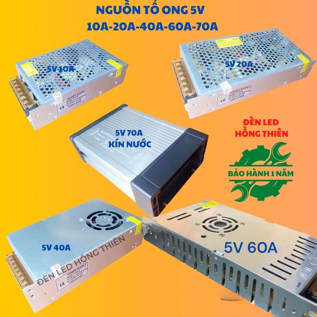 NGUỒN TỔ ONG 5V 10A/20A/40A/60A /70A DÙNG CHO ĐÈN LED | Shopee Việt Nam