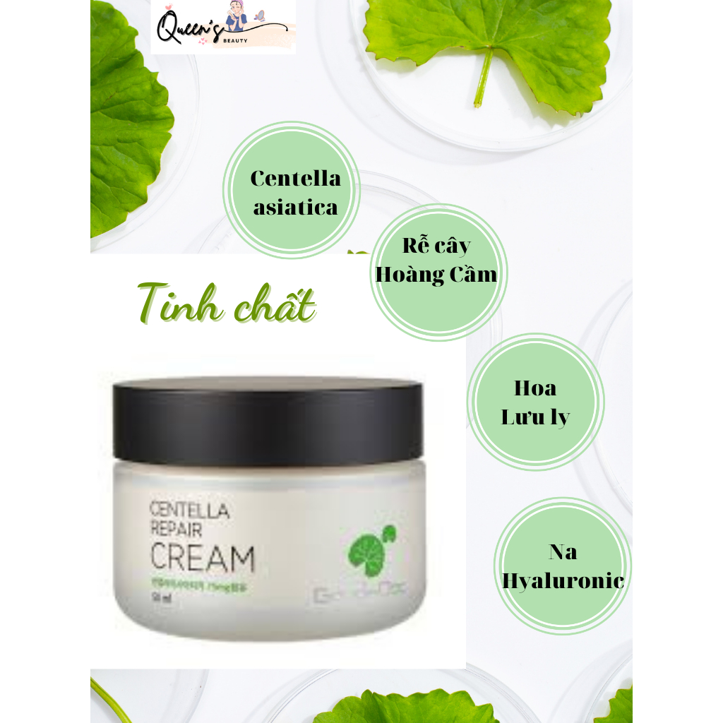 Kem dưỡng ẩm rau má GoodnDoc Centella Repair Cream phục hồi da 50ml ...