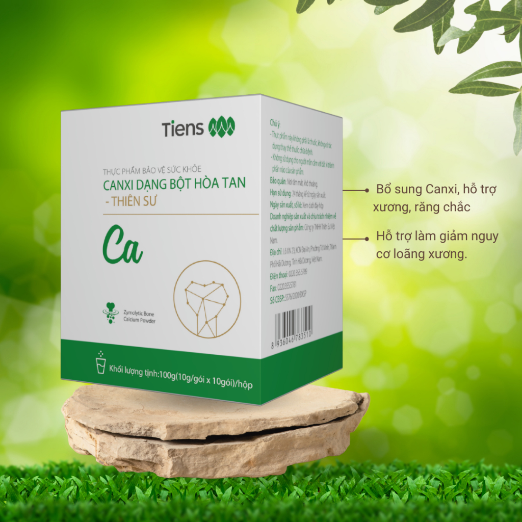 Canxi Tiens Thiên Sư dạng bột hoà tan hộp 10 gói | Shopee Việt Nam