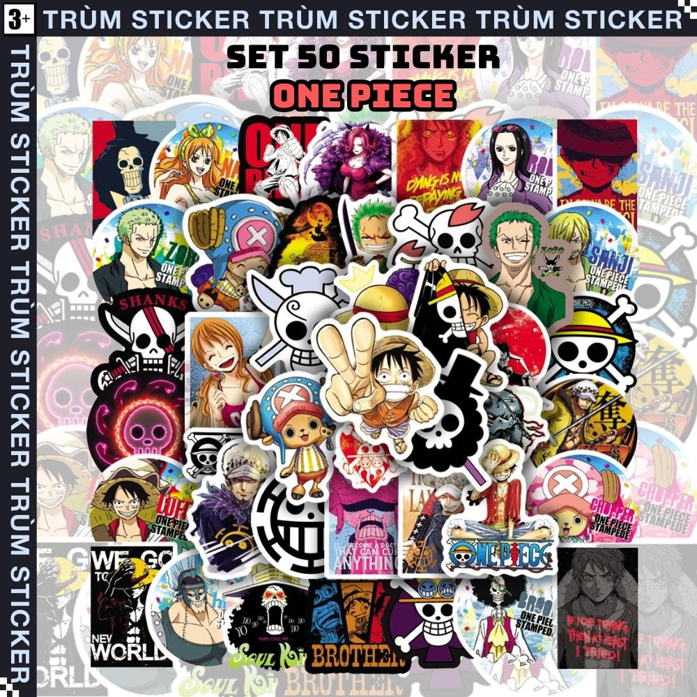 Set 50 Stickers, Hình Dán ONE PIECE -game,anime, manga- Trang Trí ...