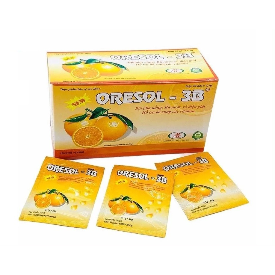 ORESOL & ORESOL 3B - BÙ NƯỚC, CHẤT ĐIỆN GIẢI VÀ BỔ SUNG KẼM, VITAMIN ...