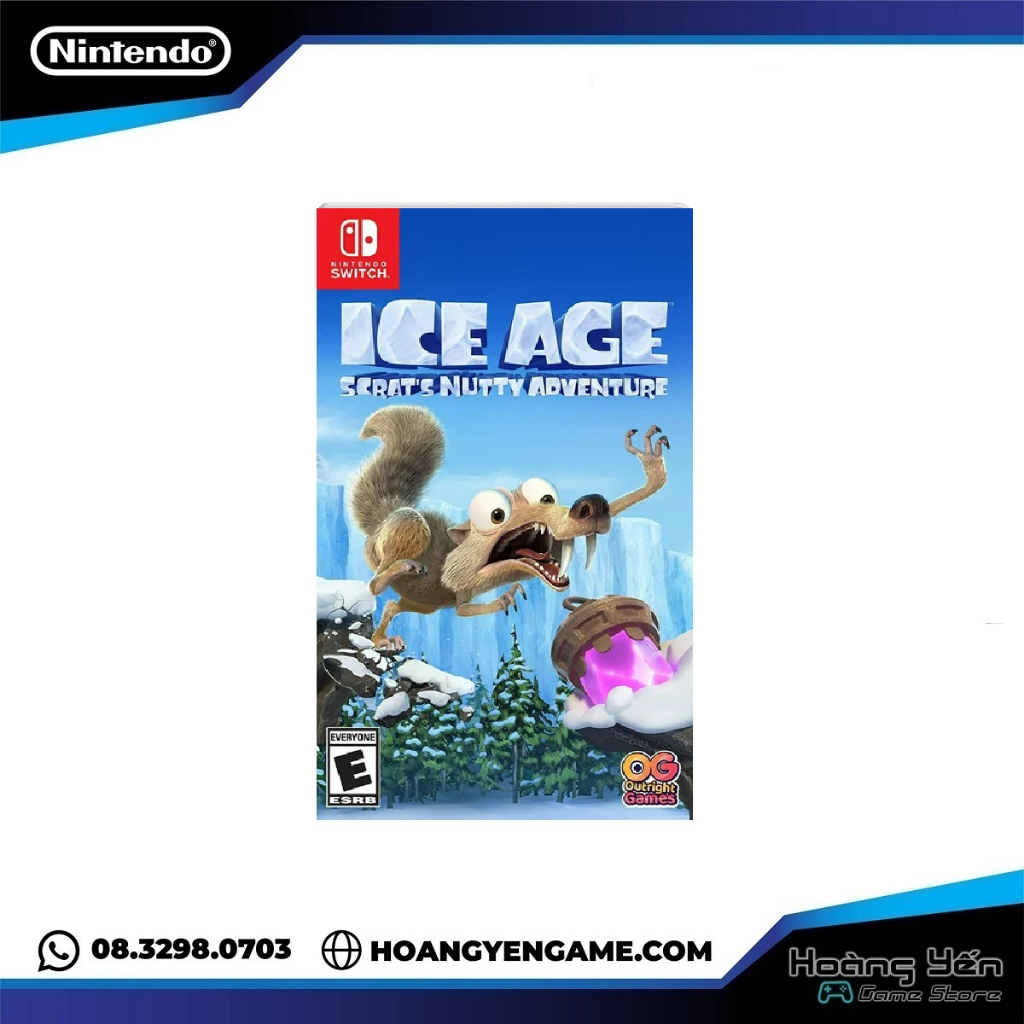 Băng game nintendo switch Ice age scrat's nutty adventure | Shopee Việt Nam