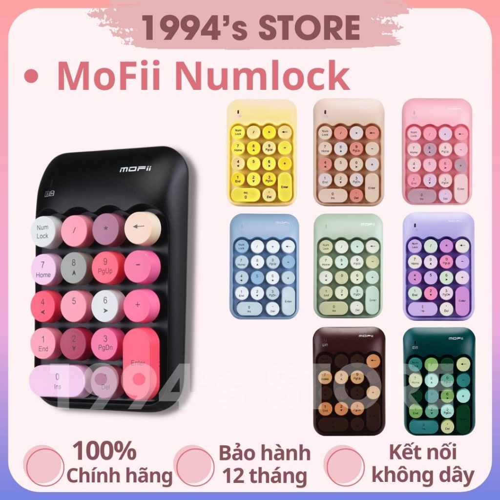 FREESHIP Bàn phím số MoFii x910 - Bàn phím numlock không dây MOFii X910 - Tặng kèm PIN - Numpad ...