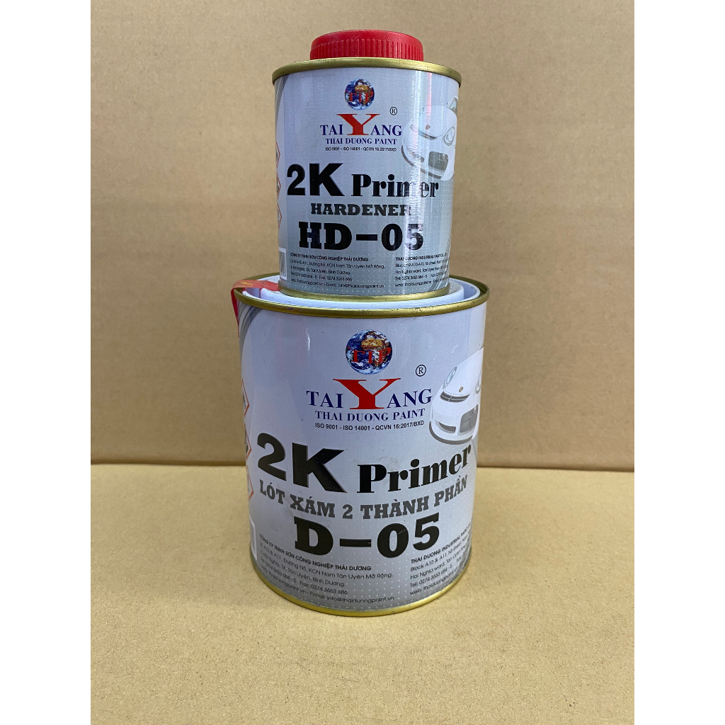 Sơn Lót 2TP HD05 (SƠn Oto, xe máy) Đóng Lon 1.25Kg | Shopee Việt Nam