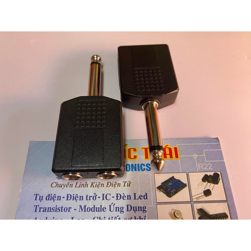 JACK CHIA JACK MIC 6MM ĐỰC MONO SANG 2 JACK MIC 6MM CÁI | Shopee Việt Nam