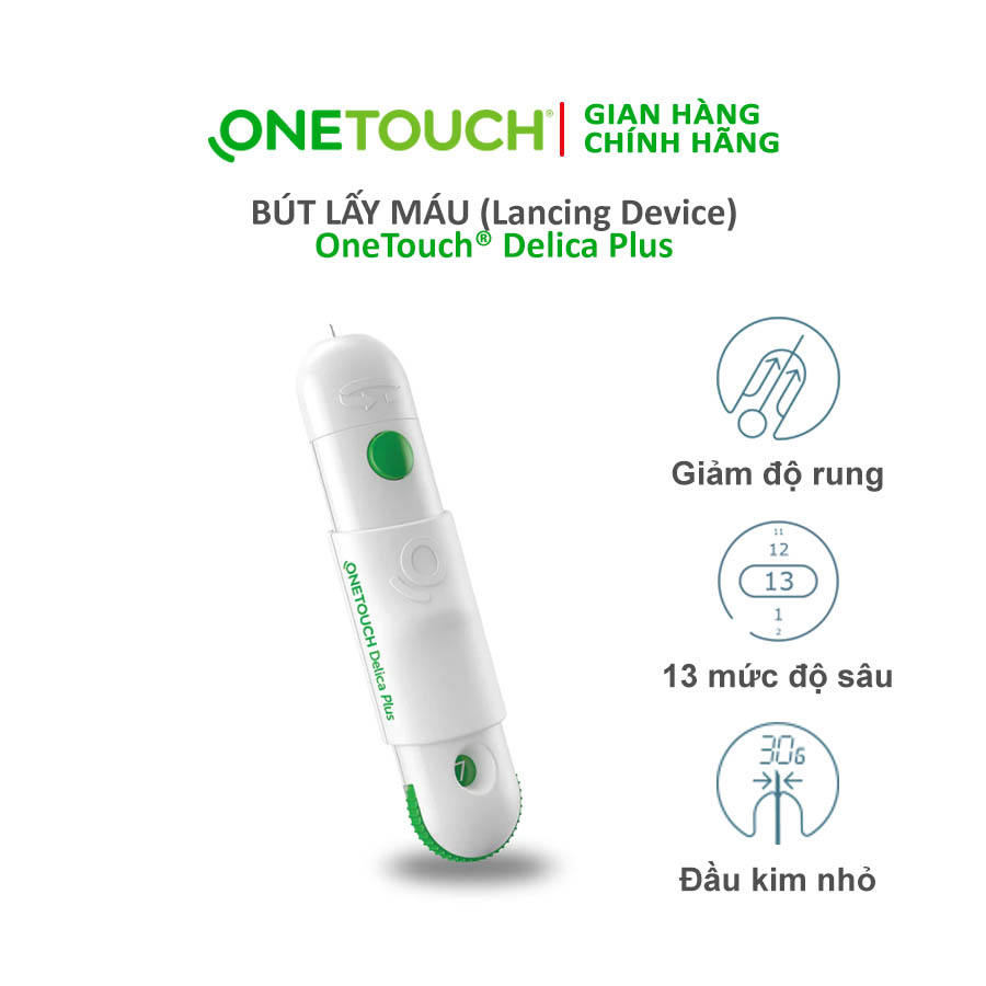 Bút lấy máu OneTouch Delica Plus - Lancing Device | Shopee Việt Nam