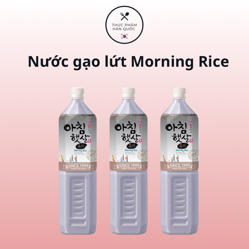 Nước gạo lứt Morning Rice Woongjin Hàn 1.5L | Shopee Việt Nam