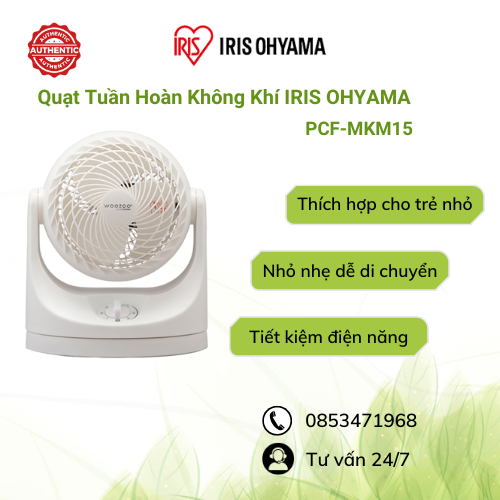 Quạt Đối Lưu Không Khi PCF-MKM15 Iris Ohyama Hàng Nội Địa Nhật Chính Hãng | Shopee Việt Nam