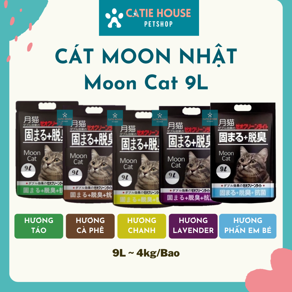 (Hỏa Tốc) Combo 1 tải 6 bao cát Nhật Moon Cat 9L, 7 bao cát Min 8L, 6 bao Catsdo 8L (ĐƯỢC MIX ...