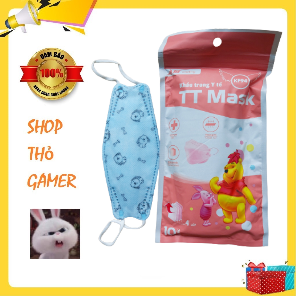 Khẩu trang y tế KF94 TT Mask chính hãng 10 cái/bịch | Shopee Việt Nam
