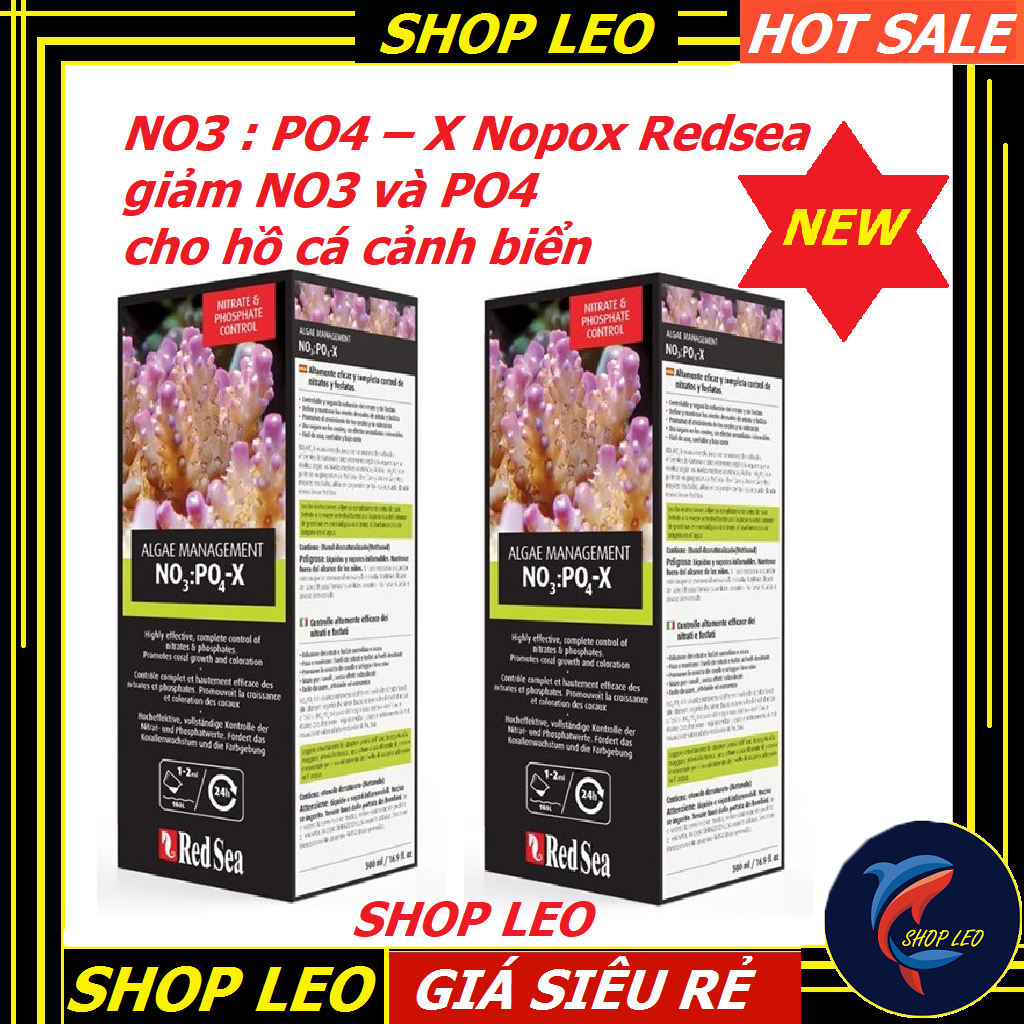 Khử NO3 : PO4 – X REDSEA cho hồ cá biển - X Nopox Redsea giảm NO3 và PO4 cho hồ nước mặn ...