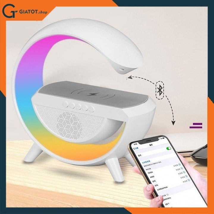 Loa bluetooth chữ G đổi màu kiêm sạc nhanh không dây 3 in 1 BT 2301 ...