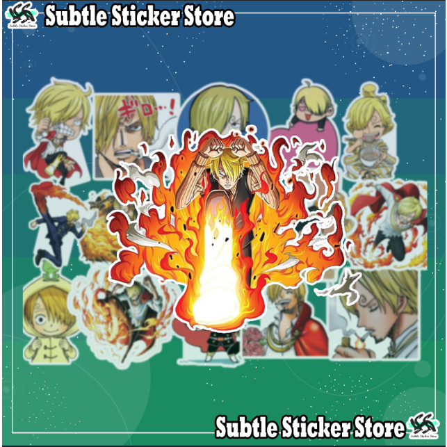 [One Piece] - Set 10/15 Sticker Vinsmoke Sanji / Sanji - băng hải tặc ...