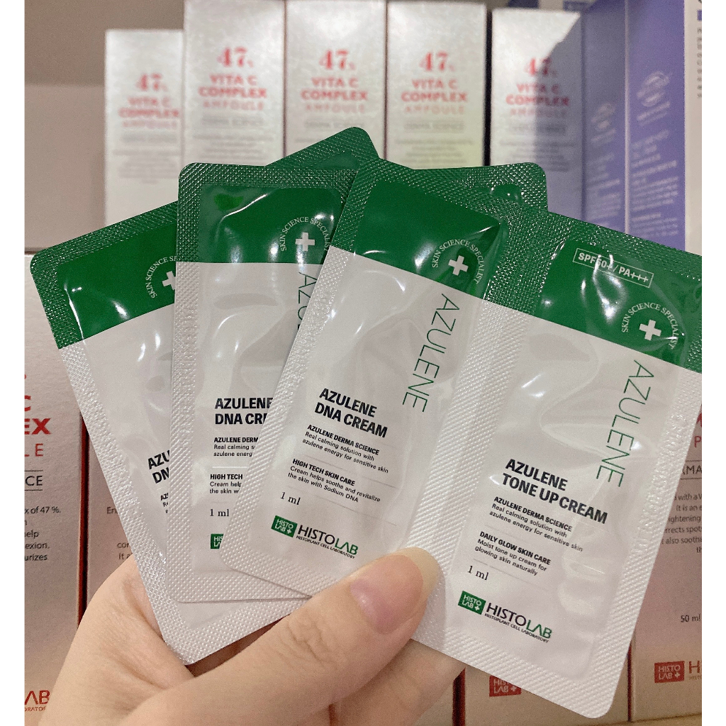 [ SAMPLE - 1ML ] AZULENE TONE UP CREAM - AZULENE DNA CREAM | Shopee ...
