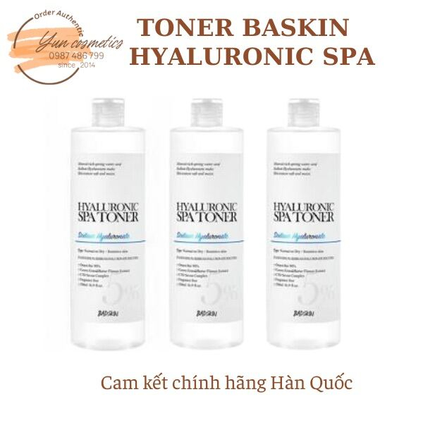 Toner BAD SKIN badskin HYALURONIC SPA TONER siêu cấp nước | Shopee Việt Nam