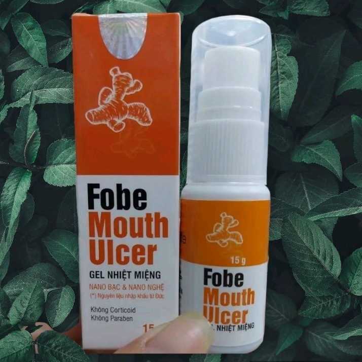 GEL BÔI NHIỆT MIỆNG,VIÊM LOÉT MIỆNG,ĐẸN, KHỬ HÔI MIỆNG FOBE MOUTH ULCER ...