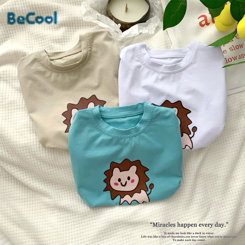 Áo Ba Lỗ In Chú Sư Tử, Áo Sát Nách Cho bé chất Cotton Cao Cấp Từ 7-28kg ...