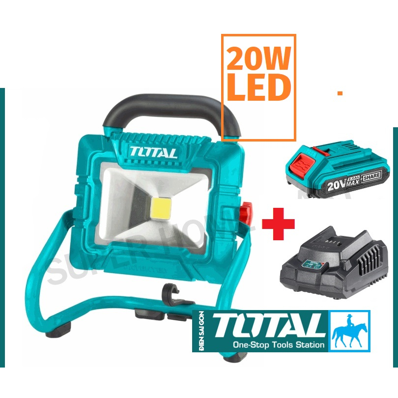 Đèn Led di động có tay xách Đèn công trường Bóng LED 20W Độ sáng 1800 ...