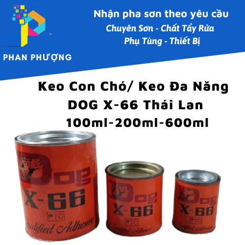 Keo Con Chó/ Keo Đa Năng DOG X-66 Thái Lan 100ml-200ml-600ml | Shopee ...